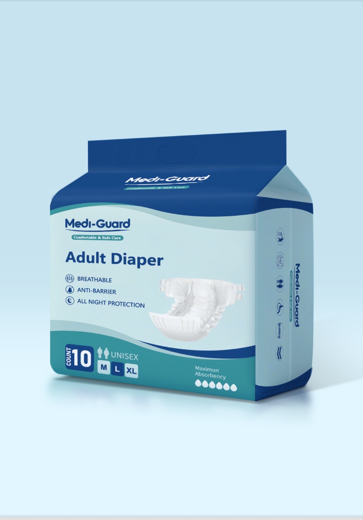Incontinence Brief Manufacturer | Adult Diaper with Tabs & OEM